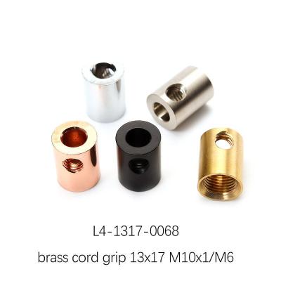 China IP68 Brass Cord Grip M10x1 M6 Dual Thread Cable Gland for Lighting 13mm for sale