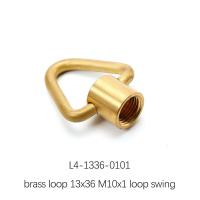 China 13x36mm Brass Loop M10x1 Thread For Corrosion Resistant Lighting Connector for sale