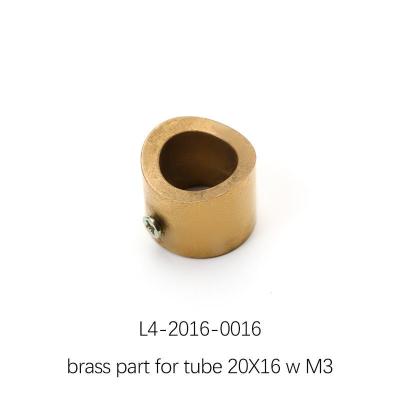 China Brass Pipe Connector 20mm to 16mm M3 Thread for Lighting Fixtures Corrosion Resistant for sale