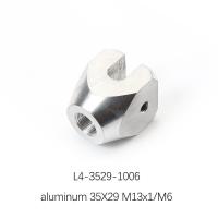 China Precision Aluminum Connector 35x29mm M13x1 M6 Threads for Corrosion Resistant Lighting Fixtures for sale