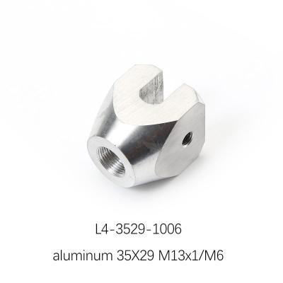 China Precision Aluminum Connector 35x29mm M13x1 M6 Threads for Corrosion Resistant Lighting Fixtures for sale