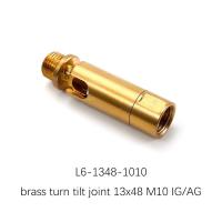 China Brass Turn Tilt Joint 13x48 M10 for Lighting 360° Rotation Adjustable for sale