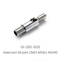 China Brass Turn Tilt Joint 13x51 M10x1 for Adjustable Lighting Fixtures Multi Angle for sale