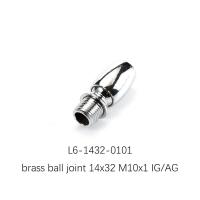 China Brass Ball Joint 14x32 M10x1 Leak Proof for Lighting Fixtures for sale