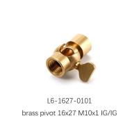 China Brass Swivel Joint M10x1 Thread 360 Degree Adjustable Ball Joint 14mm for Lighting Fixtures for sale