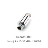 China Brass Swivel Joint 16x36 M10x1 AG/AG for Corrosion Resistant Lighting Fixtures for sale