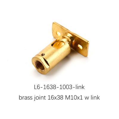 China Brass Ball Joint 16x38 M10x1 360 Degree Swivel for Pendant Lights Chandeliers for sale