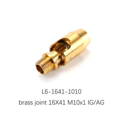 China Brass Swivel Joint 16x41 M10x1 IG/AG for Architectural Lighting for sale