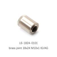 China Solid Brass Swivel Joint 18x24mm M10x1 Thread for Chandelier Pendant Light Connector for sale