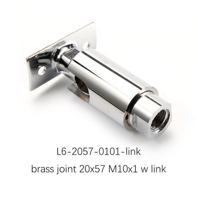 China Brass Swivel Joint 20x57mm M10x1 with Link for Lighting Fixtures for sale