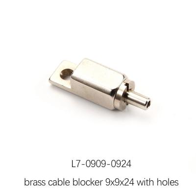 China Solid Brass Cable Gripper 9x9x24 Inch Corrosion Resistant with Pre Drilled Holes for sale