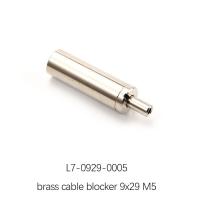 China Brass Cable Blocker 9x24 M5 Corrosion Resistant Cable Gland for Lighting Fixtures for sale