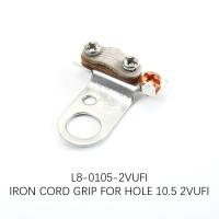 China Zinc Plated Iron Cord Grip 10.5mm Hole Diameter PG Thread Strain Relief Connector for sale