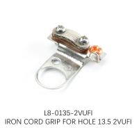 China Zinc Plated Iron Cord Grip 13.5mm Mounting Hole PG Thread Cable Strain Relief for sale