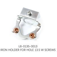 China Precision Iron Lamp Holder 13.5mm Mounting Hole for W Type Screws for sale