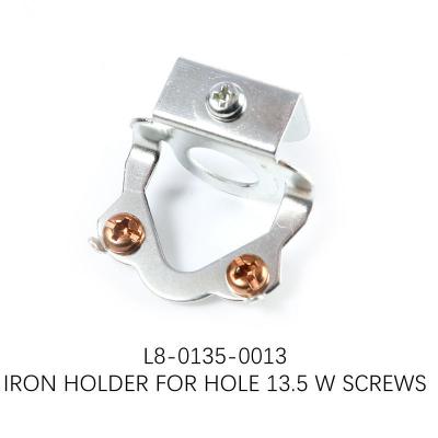 China Precision Iron Lamp Holder 13.5mm Mounting Hole for W Type Screws for sale