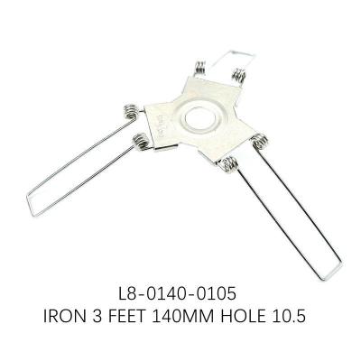 China Forged Iron Ceiling Medallion 140mm with 10.5mm Hole for 3-Foot Suspension Lighting for sale