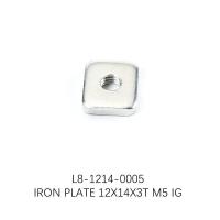 China Iron Plate 12x14x3t M5 Electroplated Finish for Lighting Fixture Assembly for sale