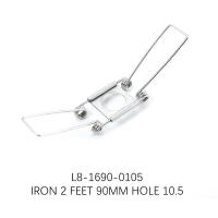 China 2ft Iron Connector Pipe 90mm Hole Spacing 10.5mm Hole Diameter for Lighting Fixtures for sale