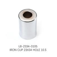 China Electroplated Iron Lamp Cup Mounting Base 23x34mm 10.5mm Hole for E26 E27 Socket for sale