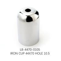 China Lighting Fixtures Iron Cap 44x70mm Electroplated Finish 10.5mm Center Hole for sale