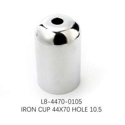 China Lighting Fixtures Iron Cap 44x70mm Electroplated Finish 10.5mm Center Hole for sale