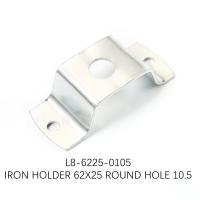 China Iron Lamp Connecting Bracket 62x65mm with 10.5mm Hole Corrosion Resistant for sale