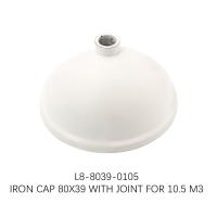 China 80x39mm Iron Cap with 10.5mm M3 Joint for Corrosion Resistant Lighting Fixtures for sale