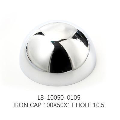 China Iron Cap 100x50mm 1mm Thick for Lamp Fixtures Structural Connection for sale