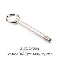 China Solid Iron Threaded Tube 30x100mm M10x1 Precision Lathe Machining for sale