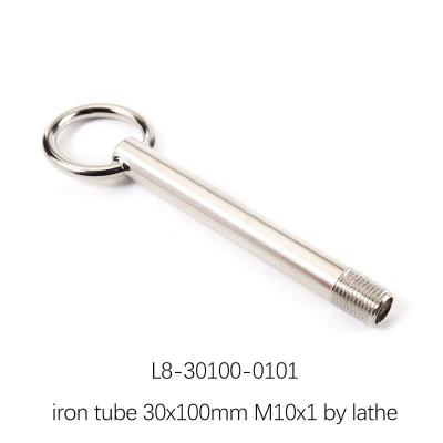China Solid Iron Threaded Tube 30x100mm M10x1 Precision Lathe Machining for sale