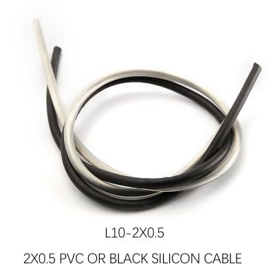 China 2 Core 0.5mm2 PVC Silicone Cable 300V for Internal Lighting Fixture Wiring for sale