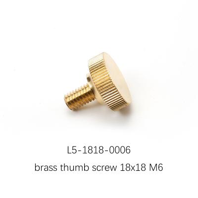 China M6x18mm Brass Wing Thumb Screw for Lighting Fixtures Tool-Free Assembly for sale