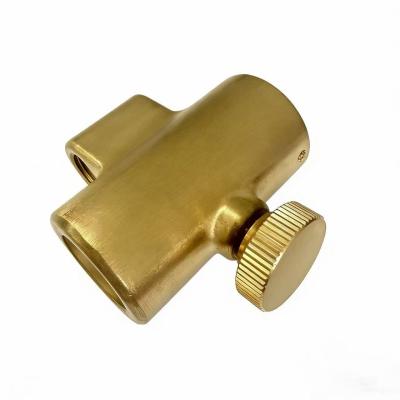 China 53x25x41mm Solid Brass Forged Lighting Hardware Structural Connector Corrosion Resistant for sale