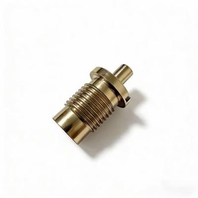 China Brass Cable Blocker M10x1 Thread 12x22mm Corrosion Resistant for Lighting Fixtures for sale
