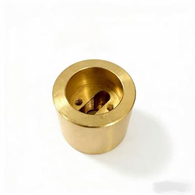 China 26x21.5mm Solid Raw Brass Lighting Fixture Connection Component Unplated for sale