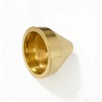 China 38x38mm Raw Brass Accessory Corrosion Resistant Finish for Lighting Fixtures CNC Machined for sale