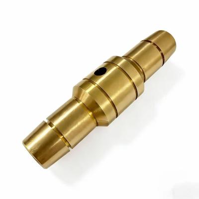 China 20mm x 72mm Raw Brass Light Fixture Connectors Corrosion Resistant Brass Parts for Pendant Chandelier Sconce for sale