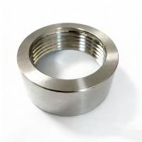China Precision CNC Machined Aluminum Connector 47x19mm M38x1 Thread for Lighting Fixtures for sale