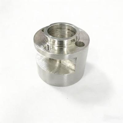 China 30x27mm Raw Aluminum CNC Part for Lighting Fixture Connector Applications for sale