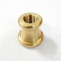 China Brass M10x1 Fine Thread Connector 22x20mm for Lighting Fixture Assembly for sale