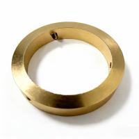 China 40x6mm Raw Solid Brass Lighting Accessory Corrosion Resistant Unfinished Component for Custom Finishing for sale