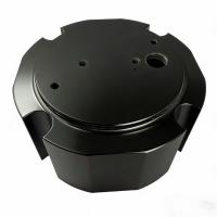China Precision CNC Aluminum Lighting Fixture Hardware 65x30mm Black Anodized Corrosion Resistant for sale