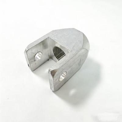 China Precision CNC Aluminum Part 20x25x35mm Raw Finish Corrosion Resistant Light Fixture Hardware for sale