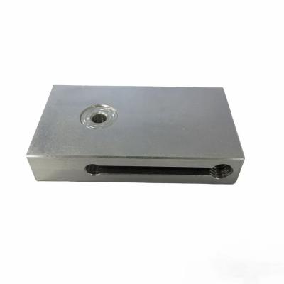 China 53x30x10mm Raw Finish Aluminum Lighting Fixture Hardware Connector Corrosion Resistant for sale