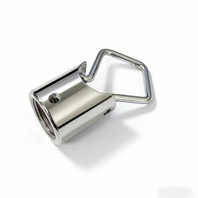 China Iron Hang Tube with Integrated Ring 22mm x 55mm for Lighting Fixture Connection for sale