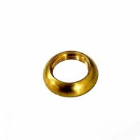 China Brass Accessories 24mm x 5mm Raw Finish Corrosion Resistant for Lighting Fixtures for sale