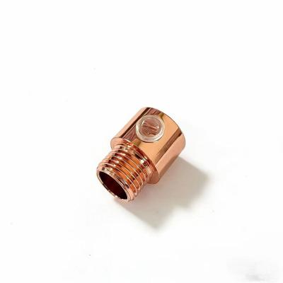 China Rose Gold Brass Lighting Accessory M10x1 Thread 13x17 mm for Pendant Lights for sale