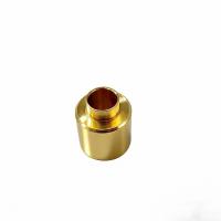 China Solid Brass Lighting Accessory 10mm x 12mm Raw Finish Machine Threaded for sale