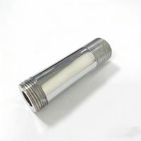 China Aluminum M16x1 Raw CNC Lamp Pipe Fitting 16mm x 55mm for Lighting Connectors for sale